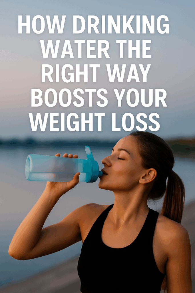 How Drinking Water the Right Way Boosts Your Weight Loss - HealthBodyNow